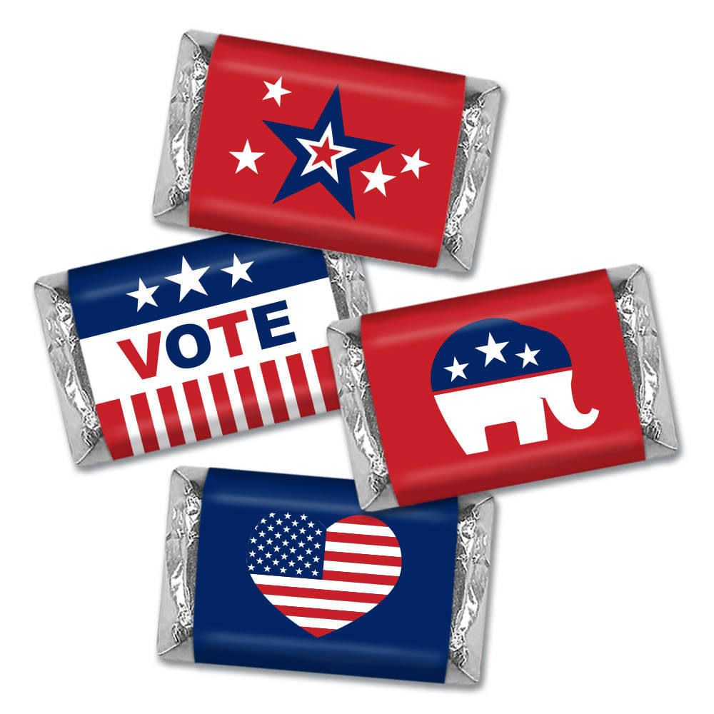Election Candy Republican Party Wrapped Hershey's Miniatures ...
