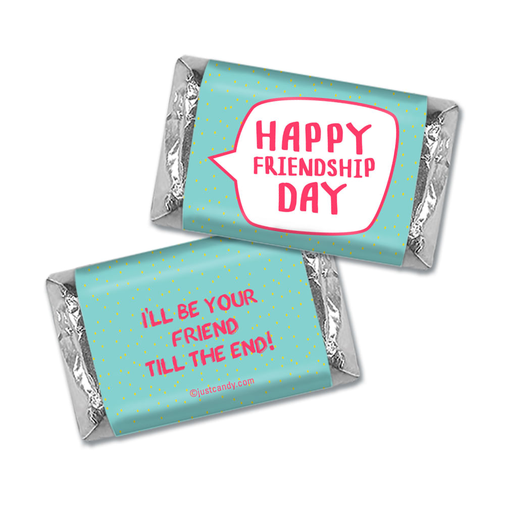 Personalized Happy Friendship Day Word Bubble Hershey's Miniatures ...