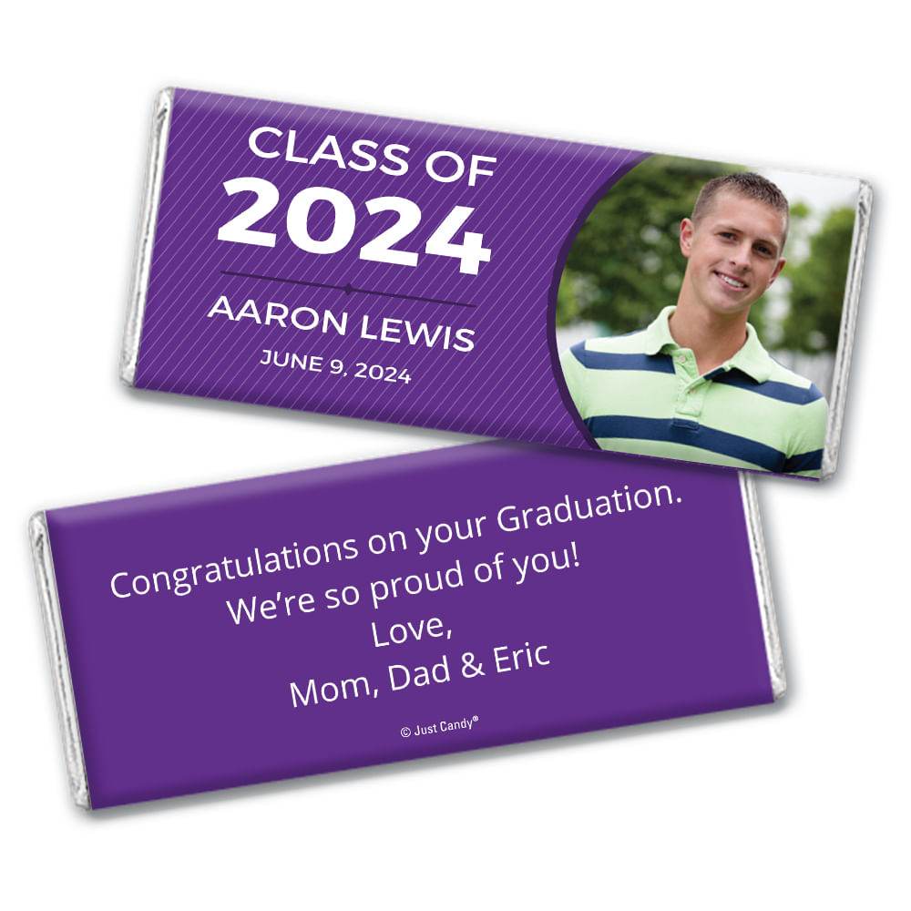 Graduation Personalized Hershey's Milk Chocolate Bar Cameo Photo ...